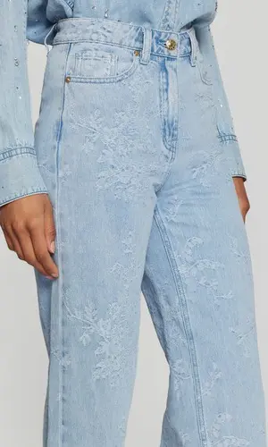 Generation Love Milagro Floral Wide-leg Jeans