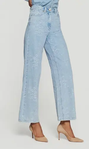 Generation Love Milagro Floral Wide-leg Jeans