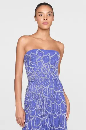 Theia Ombre Beaded Gown