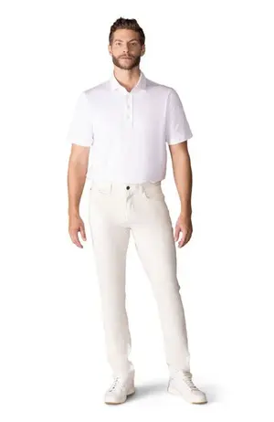 ASHWORTH GOLF 5 Pocket Stretch Warp Pant - Bone