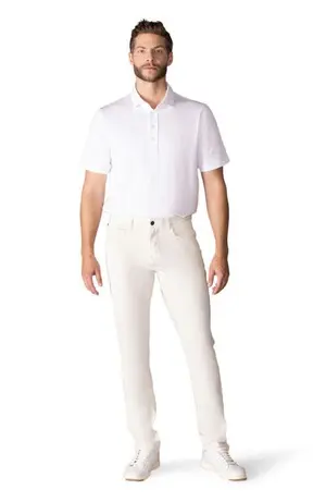ASHWORTH GOLF 5 Pocket Stretch Warp Pant - Bone