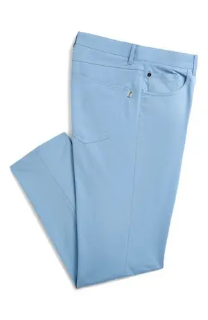 ASHWORTH GOLF 5 Pocket Stretch Warp Pant - Chambray