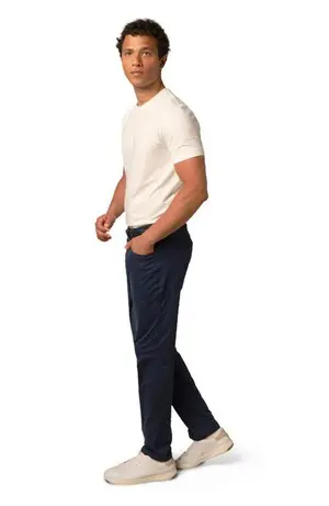 ASHWORTH GOLF 5 Pocket Stretch Warp Pant - Driver Navy