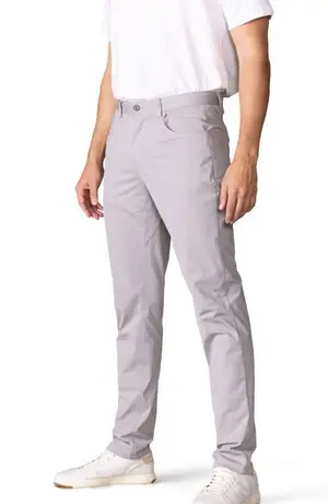ASHWORTH GOLF 5 Pocket Stretch Warp Pant - Grey