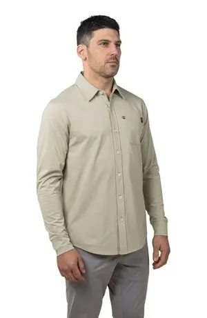 ASHWORTH GOLF Ls Hightide Shirt - Moss