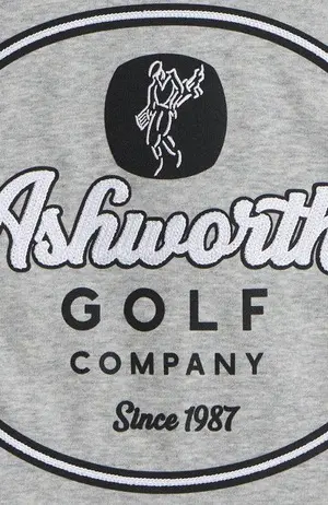 ASHWORTH GOLF Mixed Media Hoodie