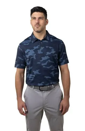 ASHWORTH GOLF Camo Polo