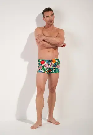 HOM Printed Swim Shorts