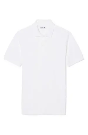 Lacoste Cotton Piquè Polo - White