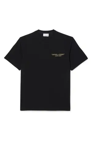 Lacoste Core Originals Embroidered Cotton Graphic T-shirt