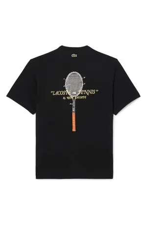Lacoste Core Originals Embroidered Cotton Graphic T-shirt