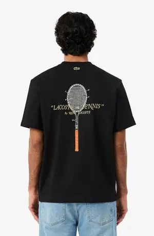 Lacoste Core Originals Embroidered Cotton Graphic T-shirt