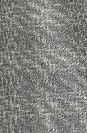 BOSS Hutson Slim-fit Plaid Sport Coat - Open Grey