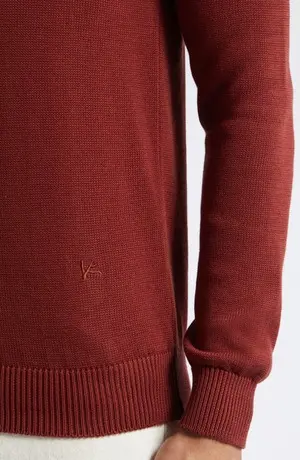 Isaia Cotton Crewneck Sweater