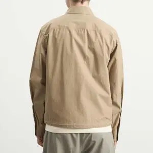 Moncler Zip Up Shirt Jacket - Tan