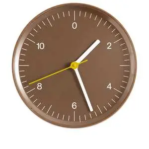 HAY Jasper Morrison Wall Clock - Brown