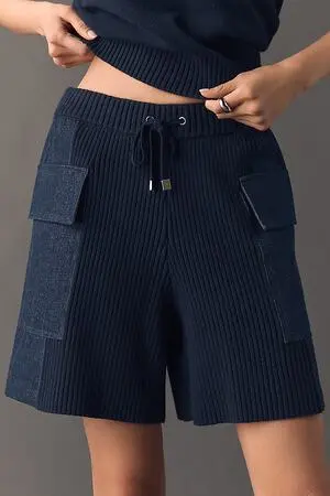 ALIGNE Denim Knit Shorts