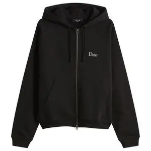 DIME Classic Logo Zip Hoodie - Black