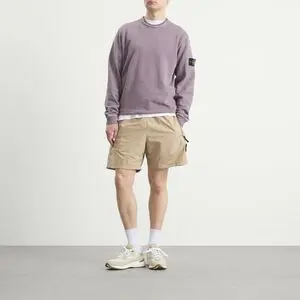 Stone Island Tela Paracadute Shorts - Desert