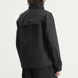Stone Island Metal Lamina Poly Ripstop Stand Collar Jacket - Black