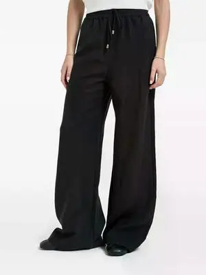Liu Jo Linen Blend Wide Leg Trousers
