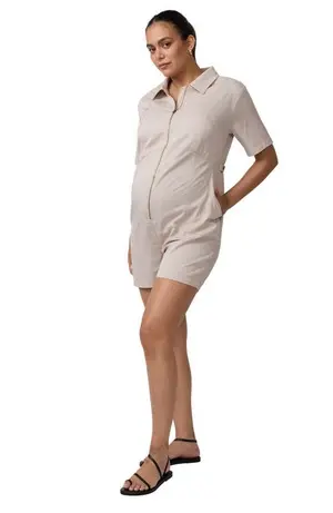 INGRID & ISABEL Short Sleeve Utility Romper