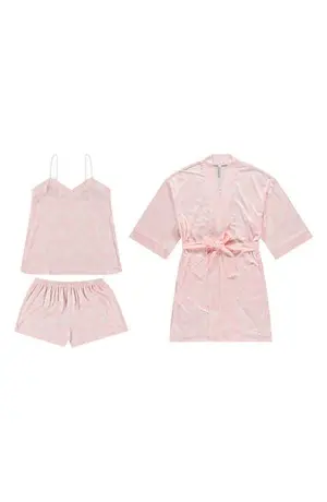 Flora Nikrooz Martha Short Pajamas & Robe Set