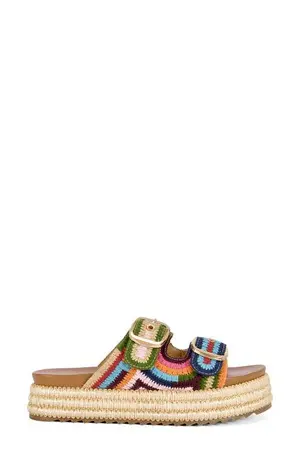 AZALEA WANG Nikkei Platform Slide Sandal