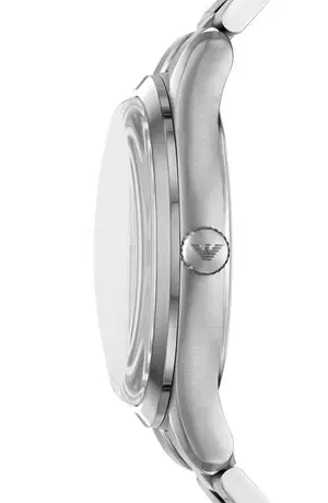 Emporio Armani Three-hand Stainless Steel Bracelet Watch