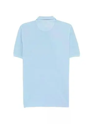 Fedeli Short-sleeve Polo Shirt - Blue