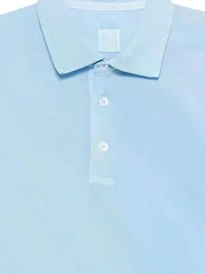 Fedeli Short-sleeve Polo Shirt - Blue