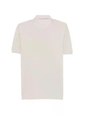 Fedeli Short-sleeve Polo Shirt - Neutrals