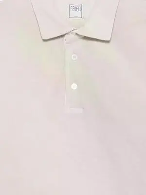 Fedeli Short-sleeve Polo Shirt - Neutrals