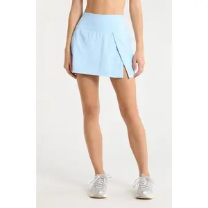 Year Of Ours Coco Side Slit Skort - Sky