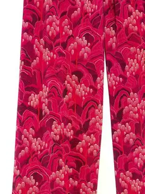 SIYU Lassus Floral-print Trousers