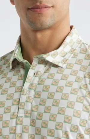SWANNIES Lounge Performance Golf Polo