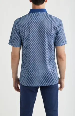 SWANNIES Cadence Performance Golf Polo - Navy