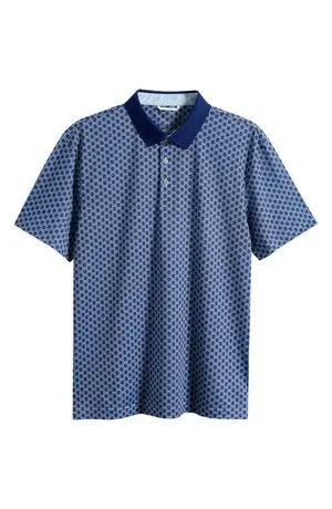 SWANNIES Cadence Performance Golf Polo - Navy