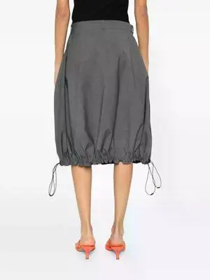 Coperni Balloon-shape Midi Skirt - Grey