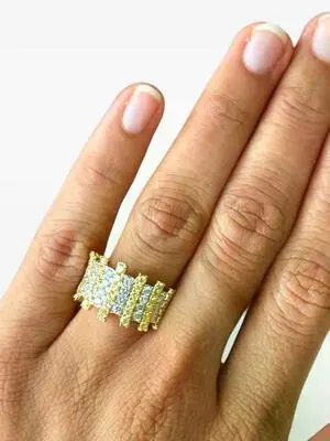 HYT JEWELRY Two-tone Diamond Ring