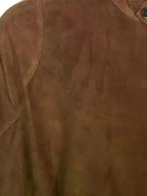PAOLO PECORA Suede Biker Jacket