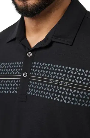 Travis Mathew Performance Jersey Polo - Black
