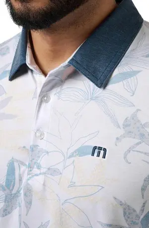 Travis Mathew Featherweight Drift Floral Polo