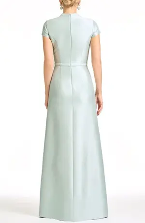 Sachin & Babi Beaded Embroidery Gown - Celadon