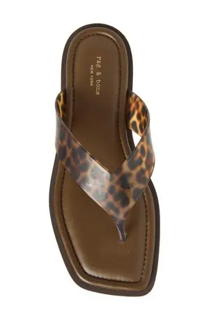 Rag & Bone Gracie Jelly Flip Flop - Tortoise