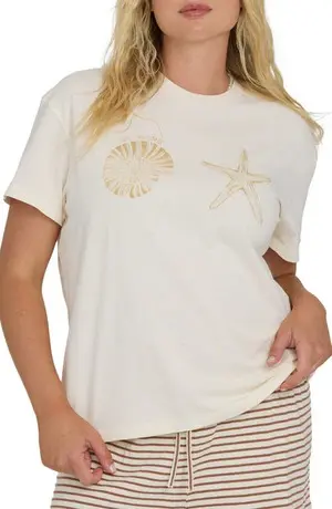 BILLABONG In Front Of Me Graphic Oversized T-shirt