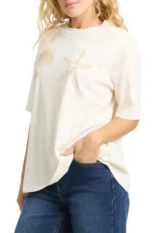 BILLABONG In Front Of Me Graphic Oversized T-shirt