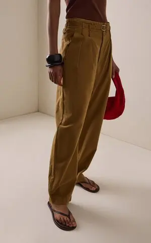 Roucha Keaton High-rise Straight-leg Pants