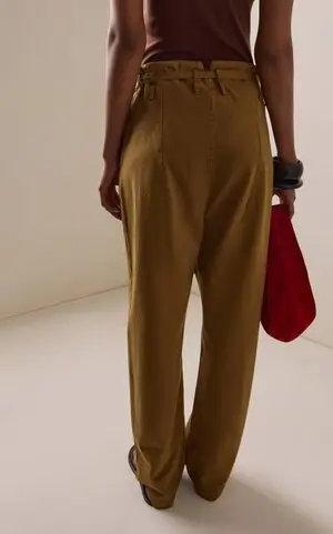 Roucha Keaton High-rise Straight-leg Pants