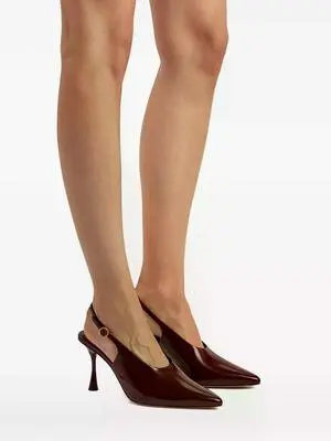 Studio Amelia Halo Slingback Pumps - Red